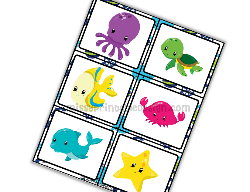 Ocean Coloring and Activity Pages – Missy Printable Design, LLC